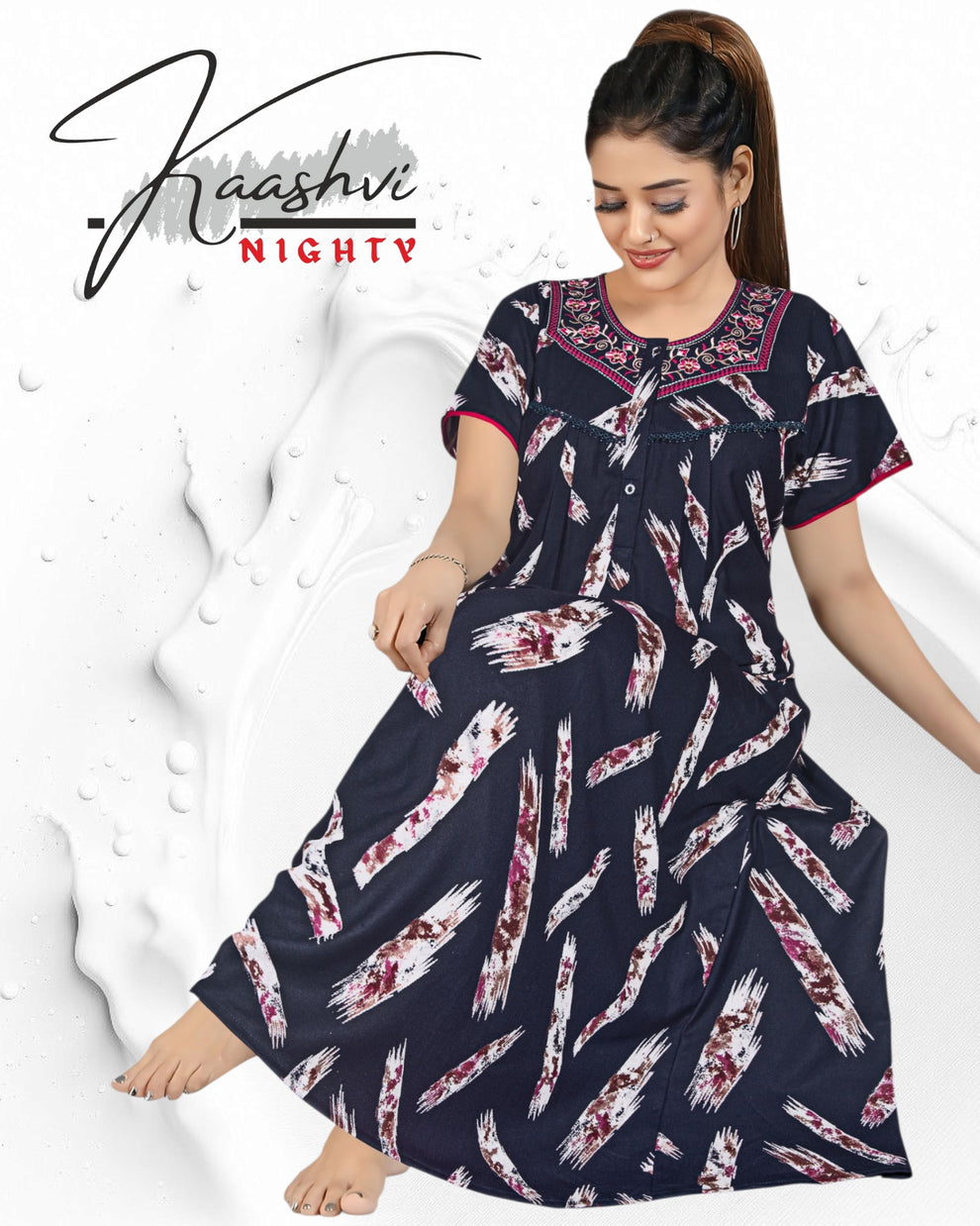 Alpine Print nighty 103